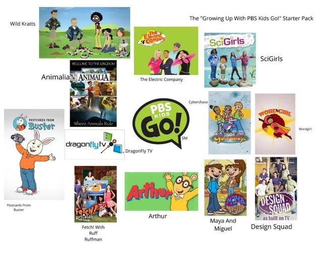 The "Growing Up With PBS Kids Go!" Starter Pack Wild Kratts SciGirls ...