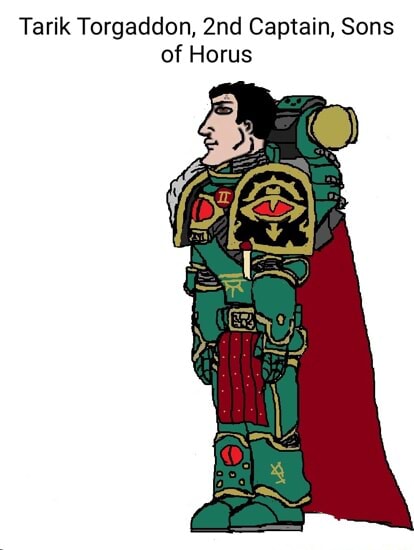 Tarik Torgaddon, Captain, Sons of Horus - iFunny