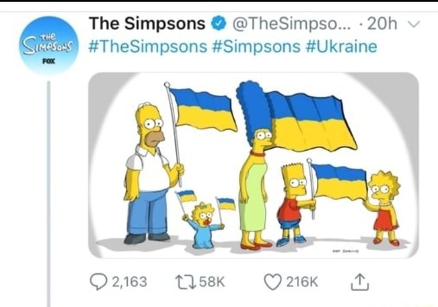 The Simpsons @ @TheSimpso... #TheSimpsons #Simpsons #Ukraine - iFunny