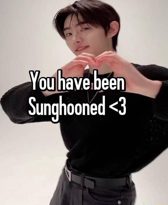 You have been Sunghooned