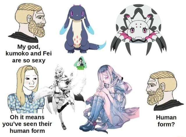 My God Kumoko And Fei Are So Sexy Oh It Means Youve Seen Their Human Form Ifunny