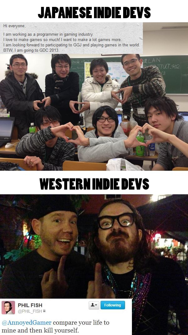 The difference between Japanese Indie Devs and Western Indie Devs ...