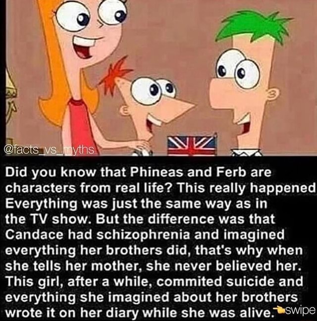 Did you know that Phineas and Ferb are characters from real life? This ...