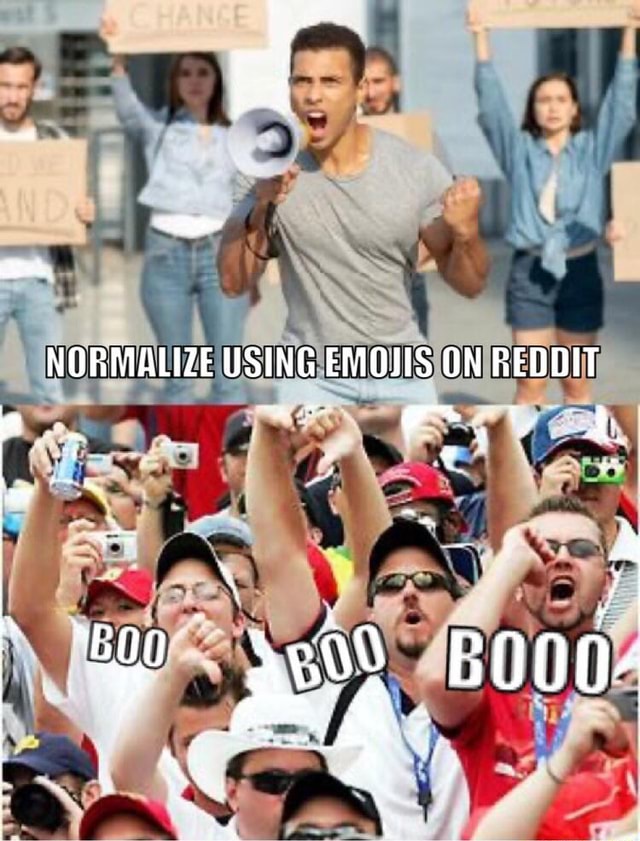 NORMALIZE USING EMOJIS ON REDDIT - iFunny