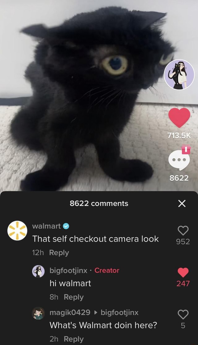 8622 comments walmart @ That self checkout camera look 959 Reply ...