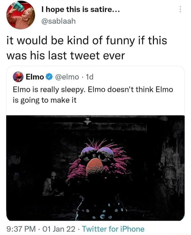 I hope this is satire... @sablaah it would be kind of funny if this was ...