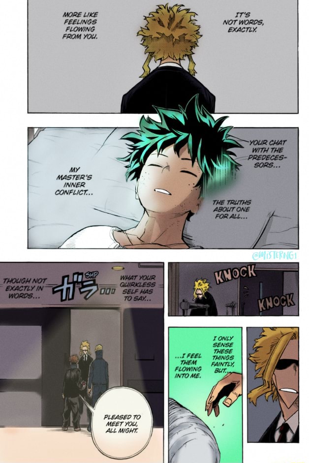 MHA Chapter 306 Colored - iFunny