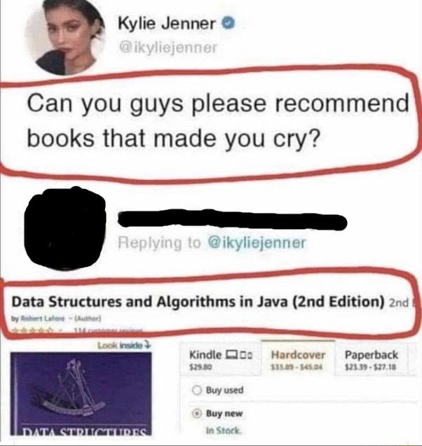 Kylie Jenner @ Can you guys please recommend books that made you cry ...