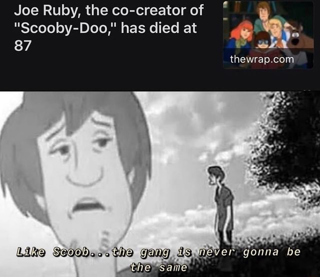 Joe Ruby, the co-creator of "Scooby-Doo," has died at 87 .the sane ...