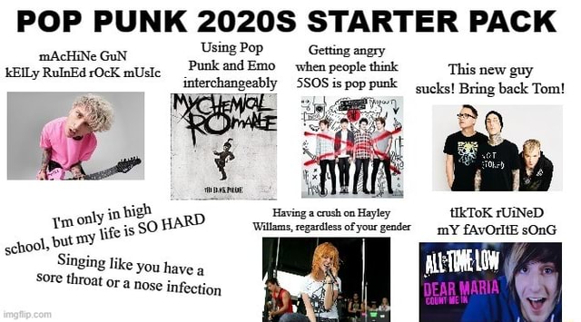 POP PUNK 2020S STARTER PACK GuN Using Pop Getting angry mAcHiNe GuN ...