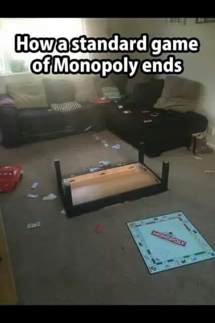 Standard game of Monopoly ends - America’s best pics and videos