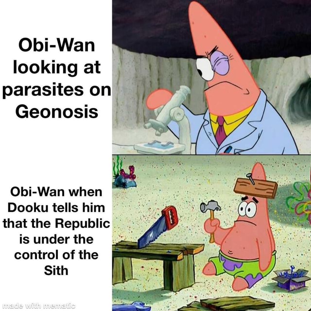 Obi-Wan looking at parasites on Geonosis Obi-Wan when Dooku tells him ...