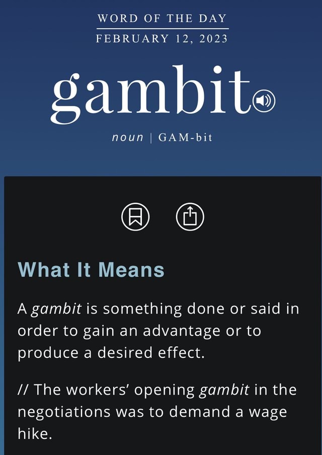 WORD OF THE DAY FEBRUARY 12, 2023 Sambite noun I I GAM -bit What It ...