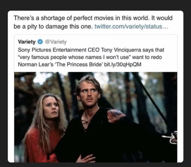 There's a shortage of perfect movies in this world. It would be a pity ...