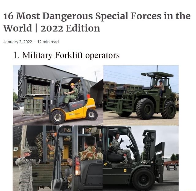 16 Most Dangerous Special Forces in the World I 2022 Edition January 2 ...