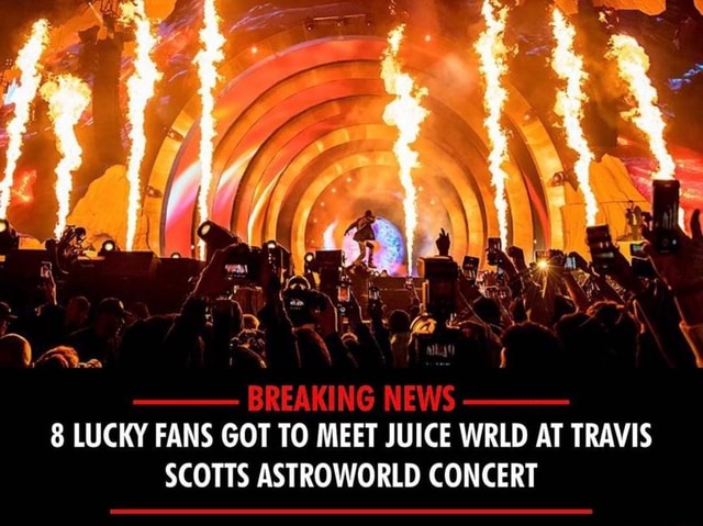 BREAKING NE LUCKY FANS GOT TO MEET JUICE WRLD AT TRAVIS SCOUTS ...