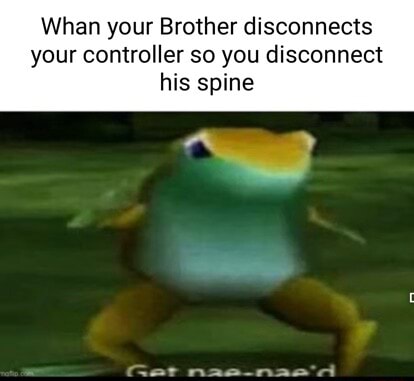 Whan your Brother disconnects your controller so you disconnect his ...