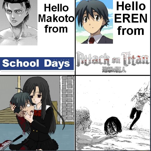 Hello Hello Makoto EREN ffrom from - iFunny