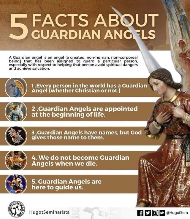FACTS AB GUARDIAN AN A Guardian angel is an angel (a created, non-human ...
