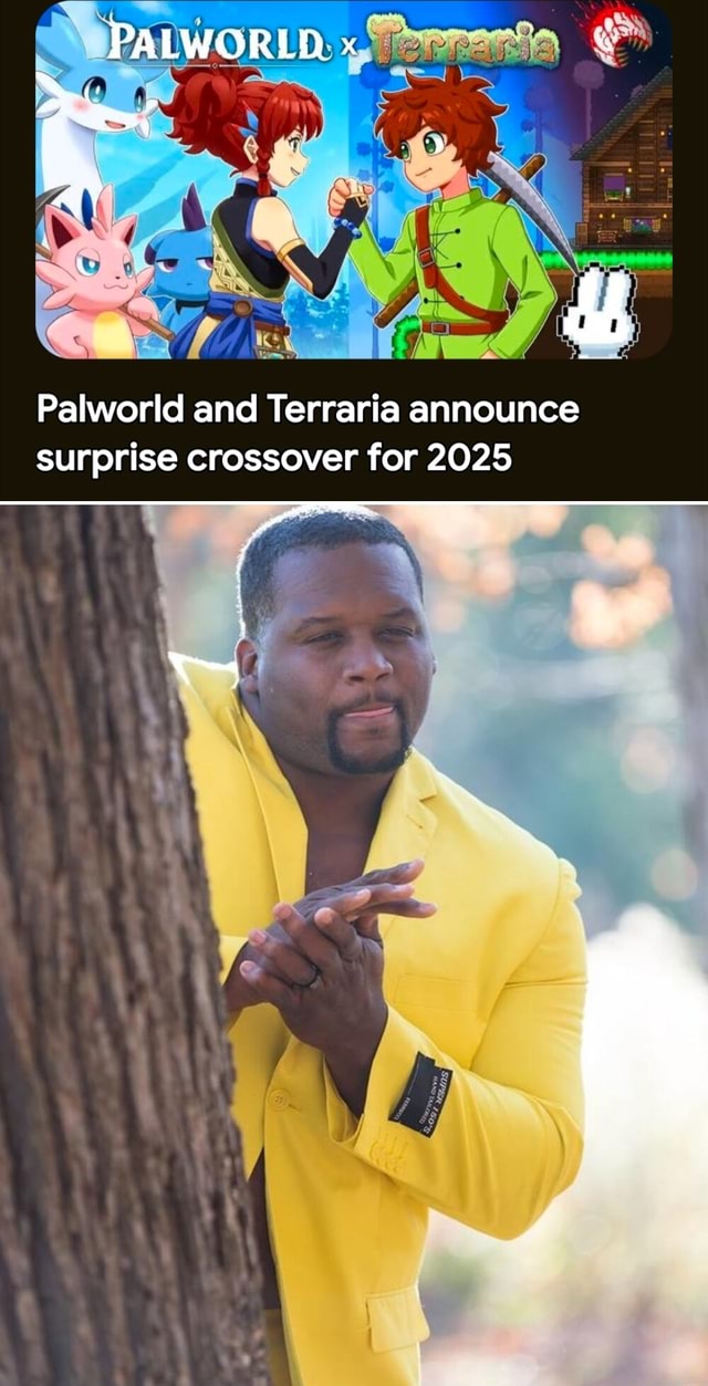 PALWORLD Palworld and Terraria announce surprise crossover for 2025 ...