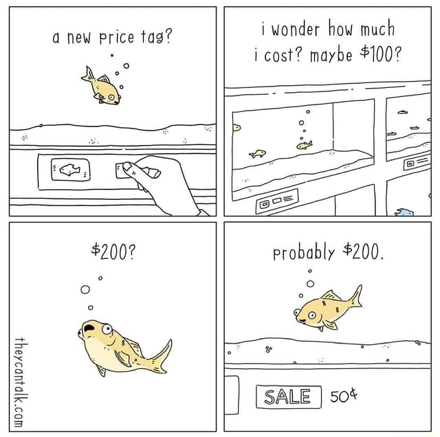 D new Price tag? i wonder how much i cost? maybe 100? $200? Woo ...