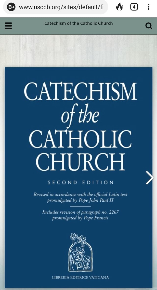 Catechism of the Catholic Church CATECHISM of the CATHOLIC CHURCH ...