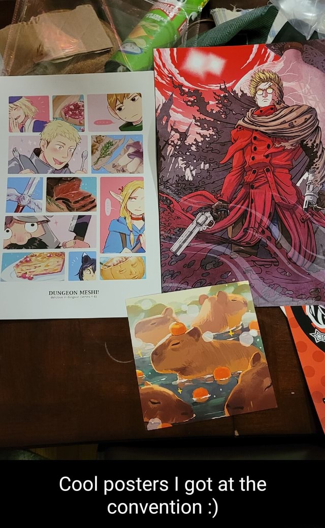 Cool posters I got at the convention - iFunny