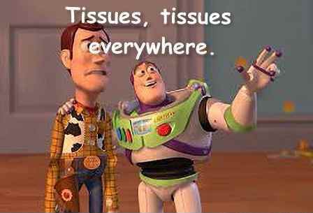 Tissues, tissues everywhere. - America’s best pics and videos