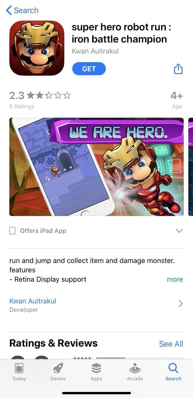 Search super hero robot run: iron battle champion Kwan Auitrakul GET ...