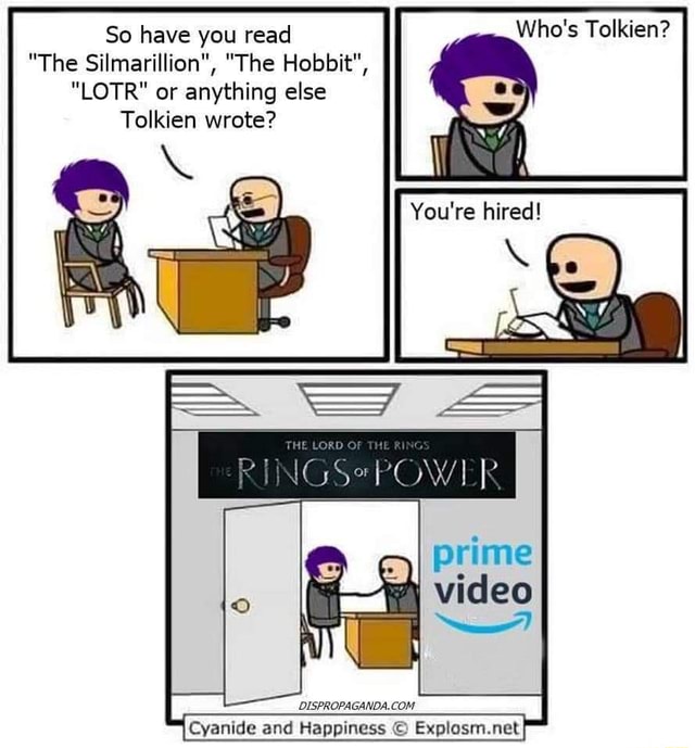 So have you read Who's Tolkien? "The Silmarillion", "The Hobbit", "LOTR ...