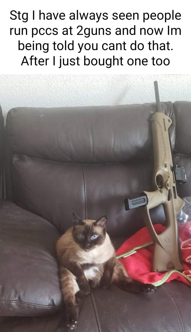 Stg I have always seen people run pecs at 2guns and now Im being told ...