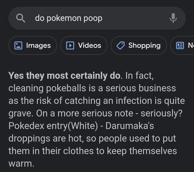 Do pokemon poop Images Videos Shopping Ni Yes they most certainly do ...