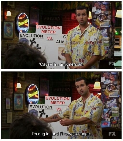 EVOLUTION METER EVOLUTION I'm dug in, - iFunny