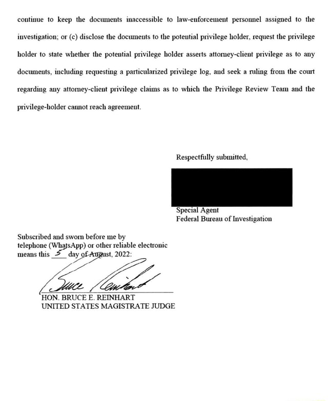 That is all. - continue to keep the documents inaccessible to law ...