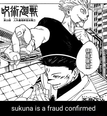 Sukuna is a fraud confirmed - iFunny