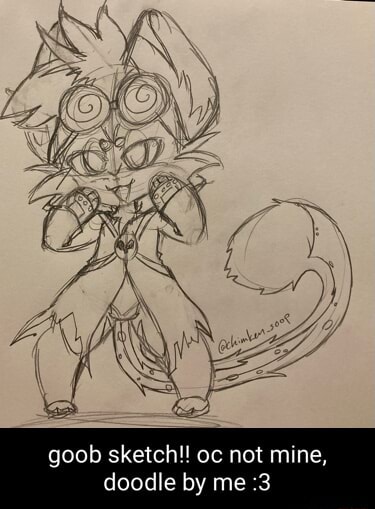Goob sketch!! oc not mine, doodle by me :3 - iFunny
