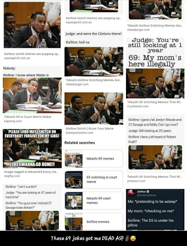 6ix9ine snitch memes are popping up Tekashi ExSIne Snitching Memes Are ...