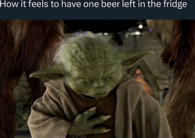 How it feels to have one beer left in the triage - iFunny