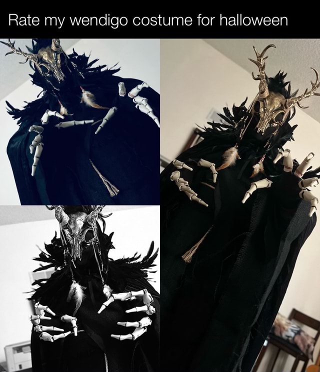 Rate my wendigo costume for halloween - iFunny