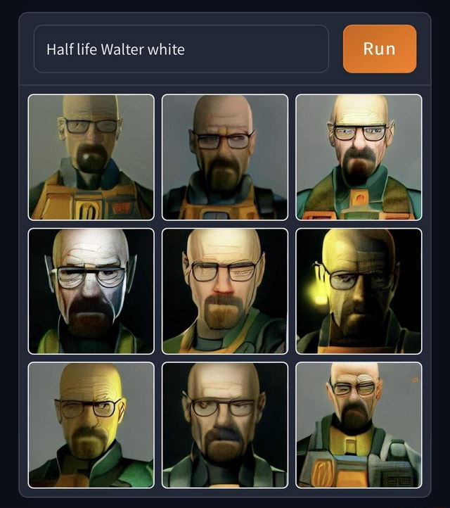 Run Half life Walter white - iFunny