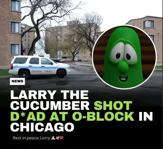 LARRY THE CUCUMBER SHOT D*AD AT O-BLOCK IN CHICAGO Rest in peace Larry ...