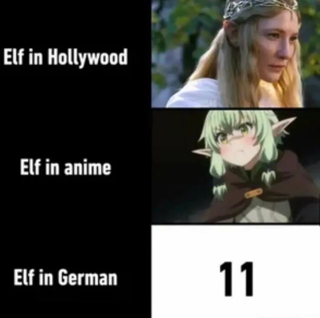 Elfin Hollywood Elf in anime Elf in German - Keke