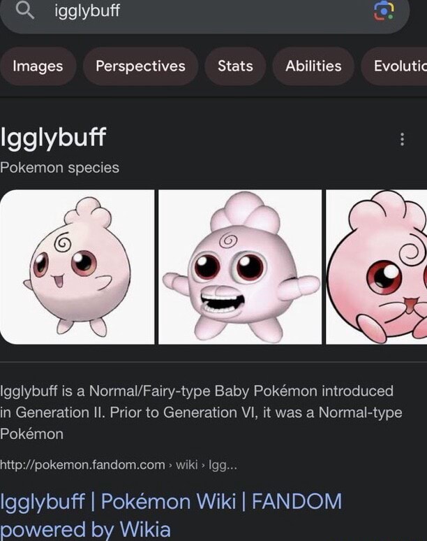 Q. igglybuff fe) Images Perspectives Stats Abilities Evolutic Igglybuff ...