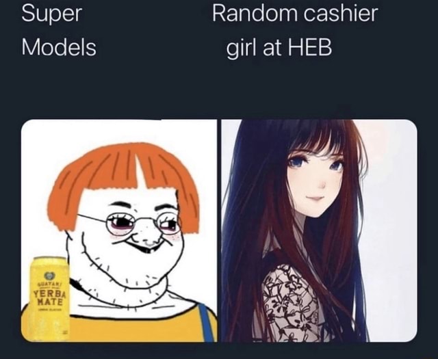 Super Random cashier Models girl at HEB - iFunny