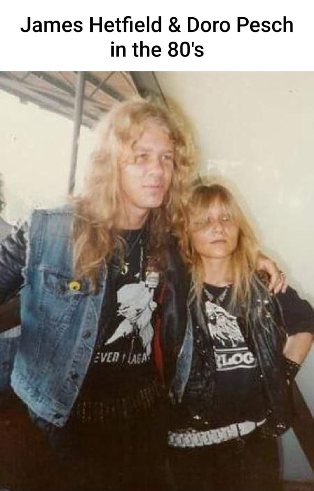 James Hetfield & Doro Pesch in the 80's - America’s best pics and videos