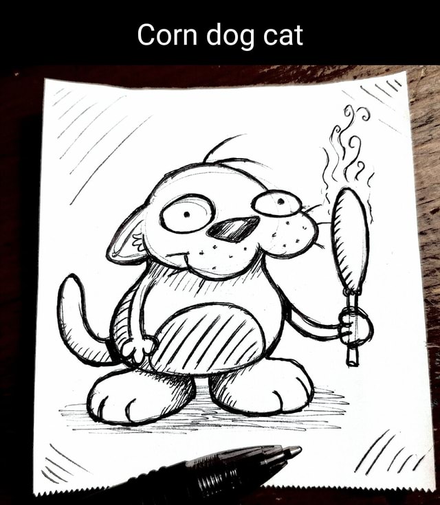 Corn dog cat - iFunny