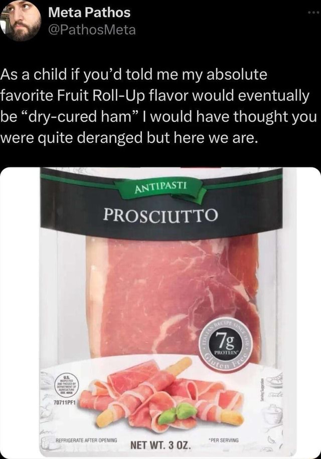 Meta Pathos As a child if you'd told me my absolute favorite Fruit Roll ...