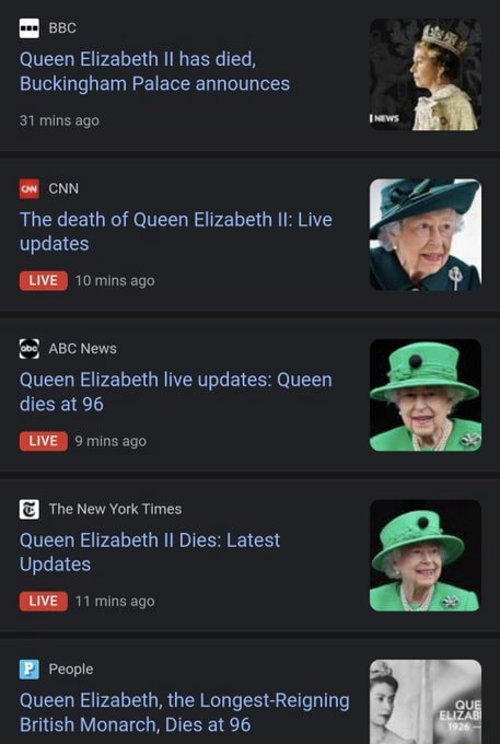 Sec Queen Elizabeth II has died, Buckingham Palace announces 31 mins ...