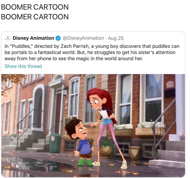 BOOMER CARTOON BOOMER CARTOON >* Disney Animation º @DisneyAnimation ...