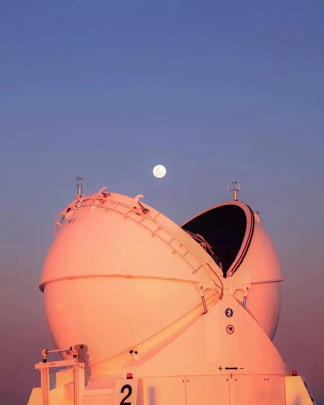 Pacman and the Moon 🌕 Taken at sunset, this image captures one of the ...